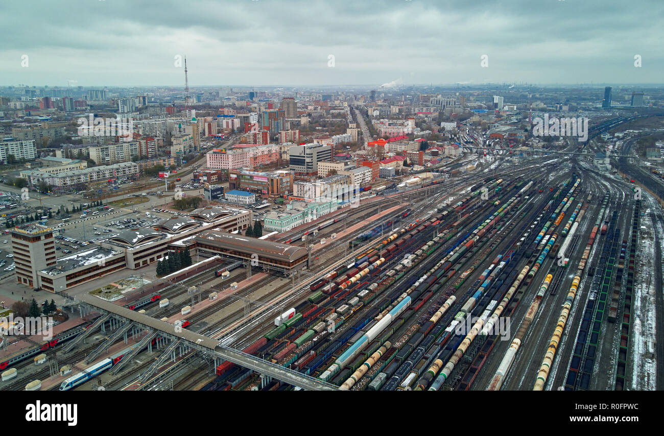 Loading steel into freight car hi-res stock photography and images - Alamy
