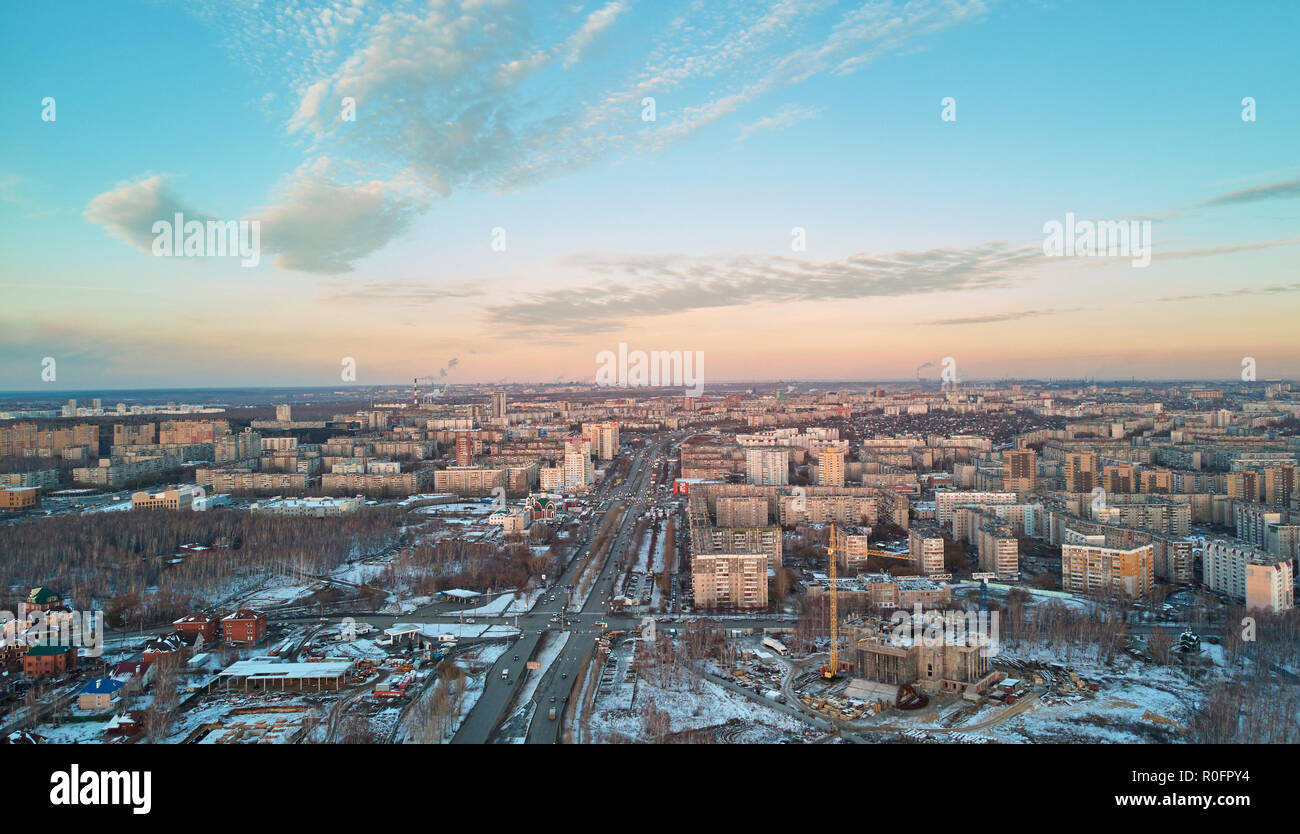 top view of the construction of an industrial facility Stock Photo - Alamy