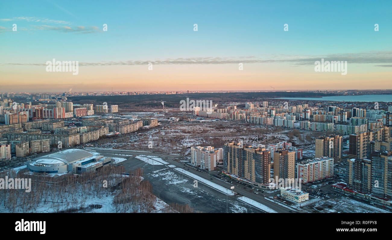 top view of the construction of an industrial facility Stock Photo - Alamy