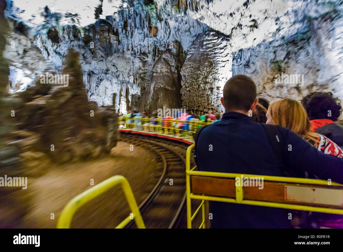 Slovenia cave train hi-res stock photography and images - Alamy