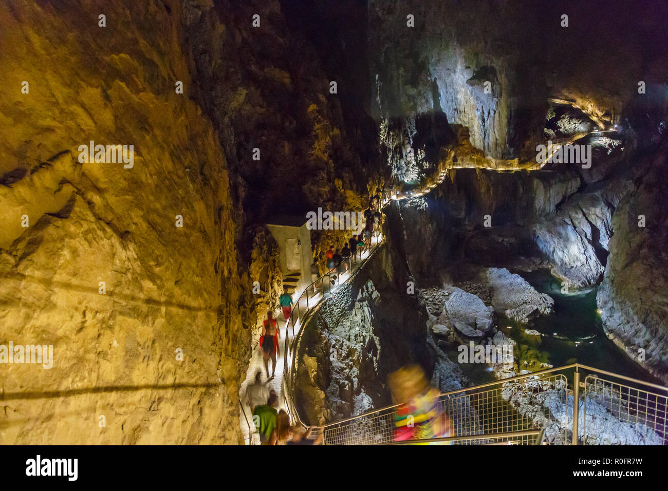 Huge cave landscape Stock Photo - Alamy
