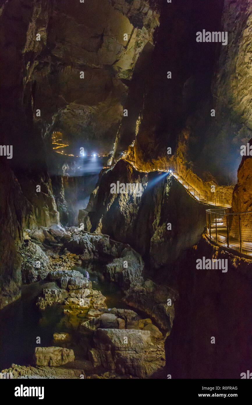 Huge cave landscape Stock Photo - Alamy