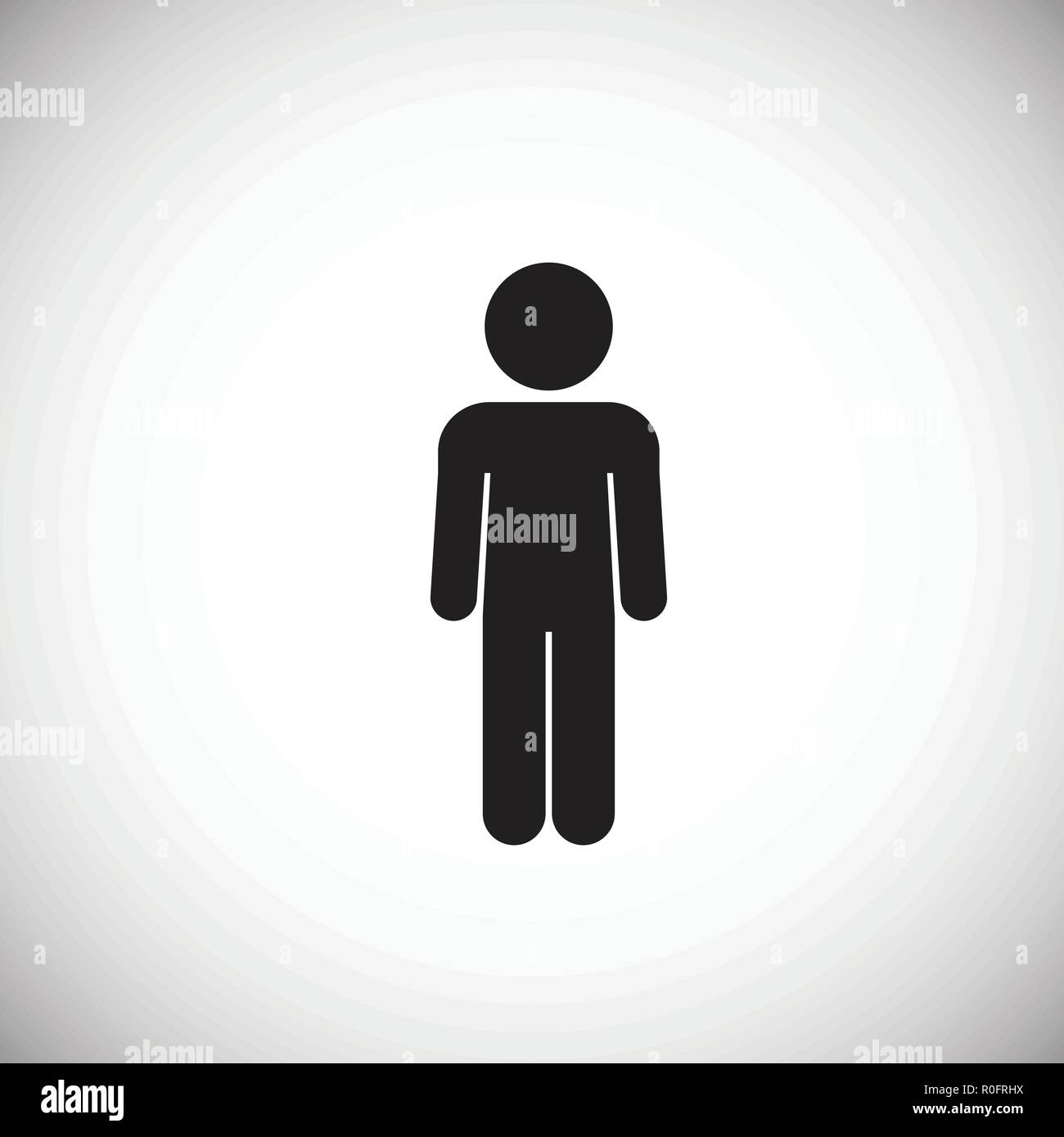 Child figure on white background icon Stock Vector Image & Art - Alamy