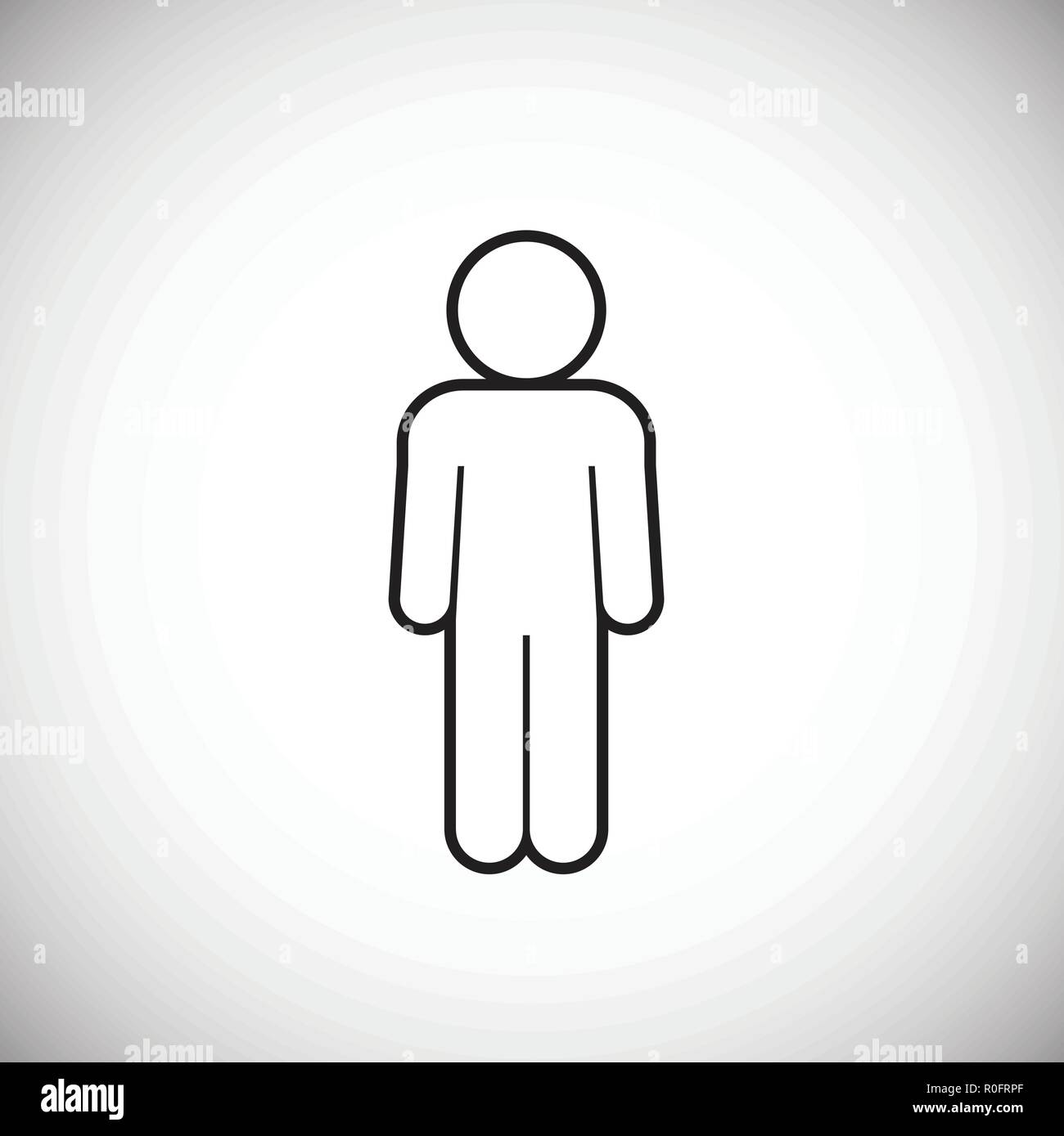 Child figure on white background Stock Vector Image & Art - Alamy
