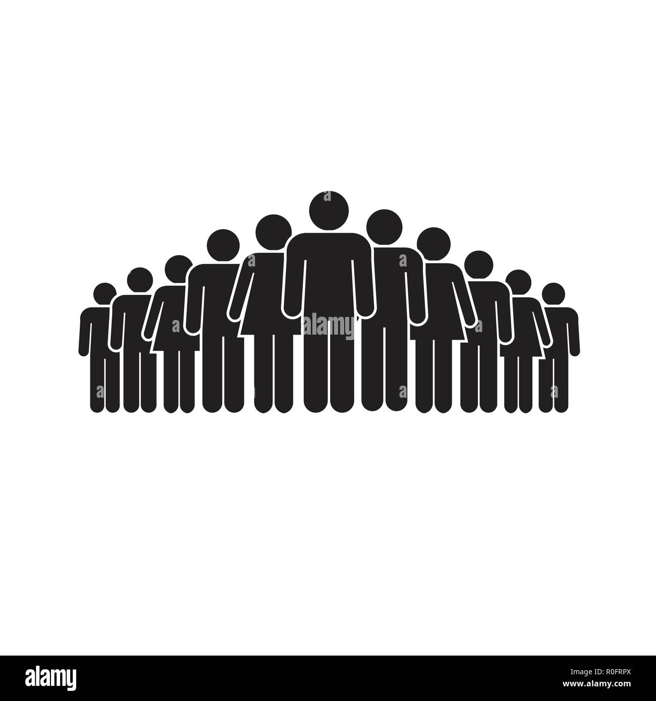 Gender diversity figure on white background Stock Vector Image & Art ...