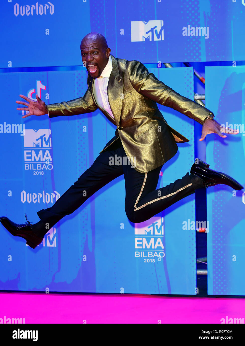 Terry Crews attending the MTV Europe Music Awards 2018 held at the ...