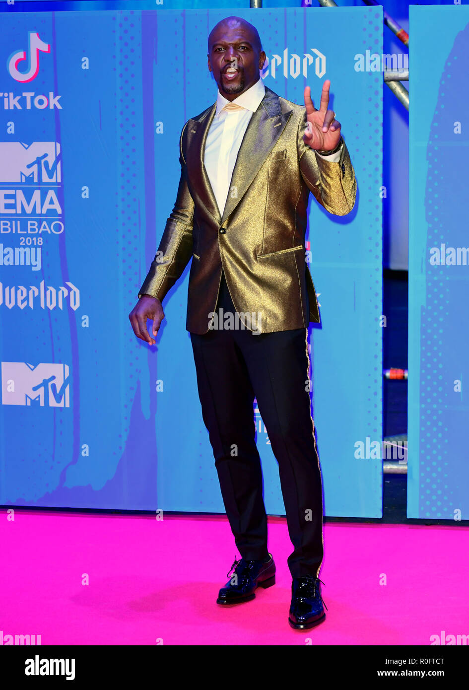 Terry Crews attending the MTV Europe Music Awards 2018 held at the ...