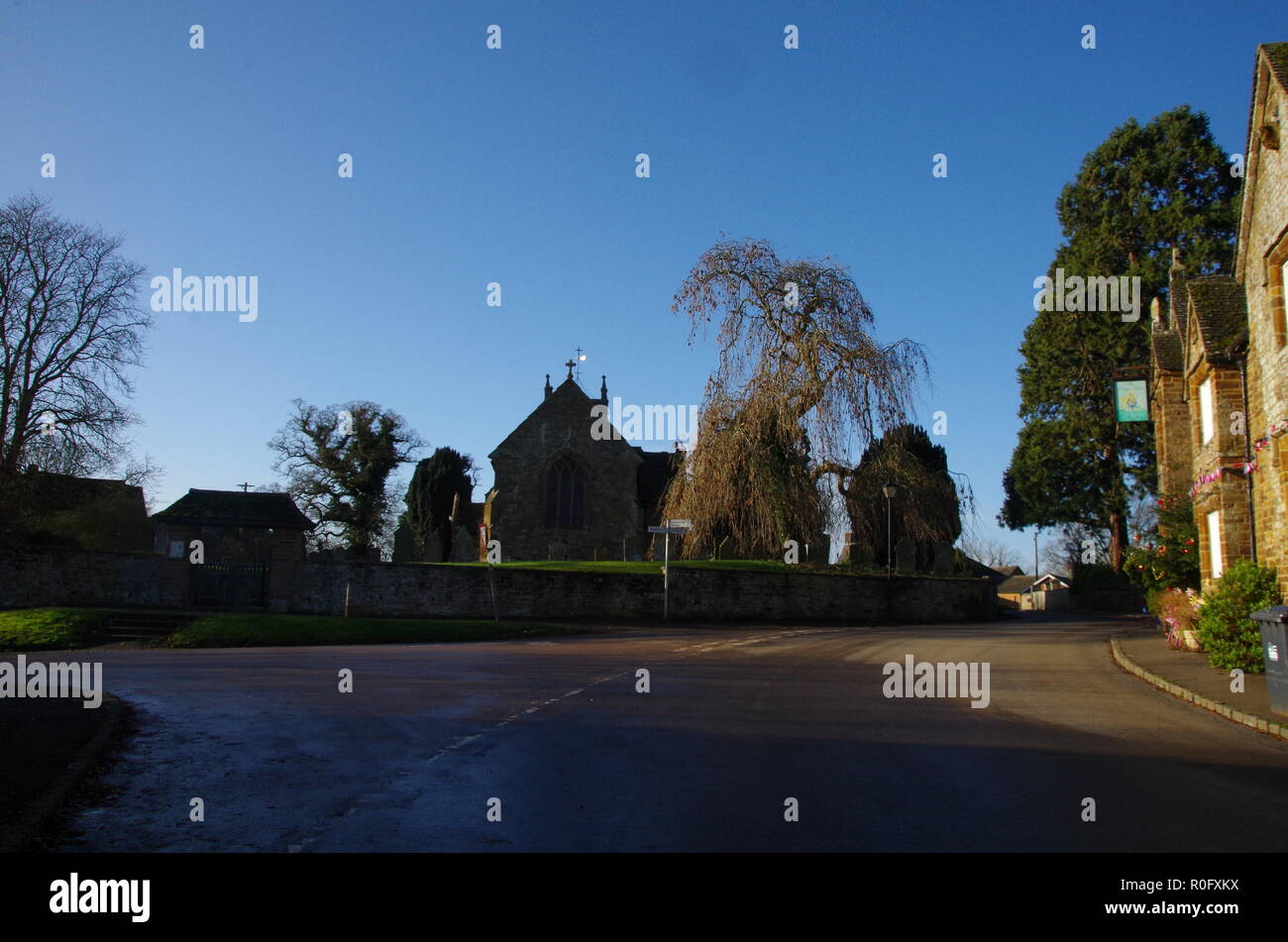 St. Mary the Virgin church. Farthingstone. The Macmillan Way. Long ...