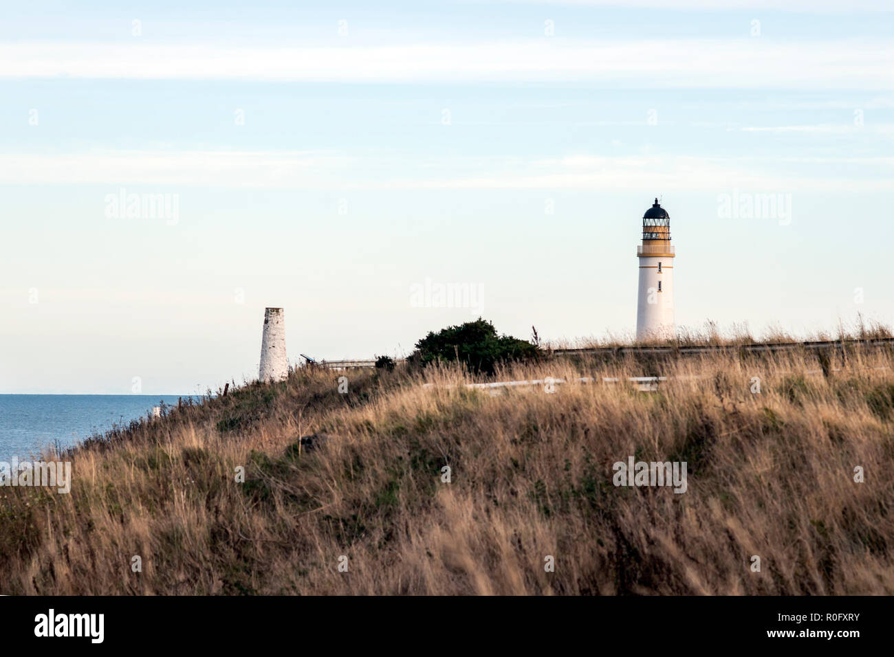 Ferryden Lighthouse , Montrose, Angus, Scotland, UK Stock Photo - Alamy