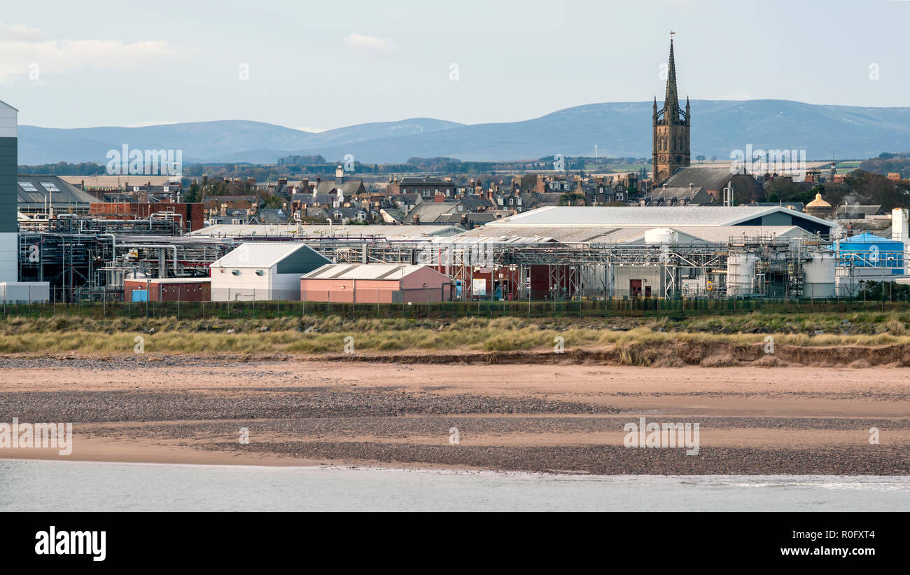 GlaxoSmithKline works with Montrose town, Angus, Scotland, UK, in the ...