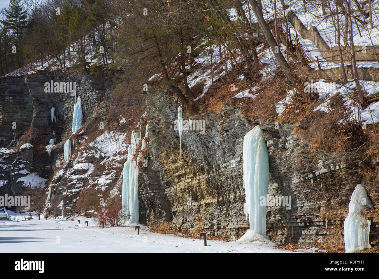 Watkins Glen State Park Winter Watkins Glen State Park, Watkins Glen,