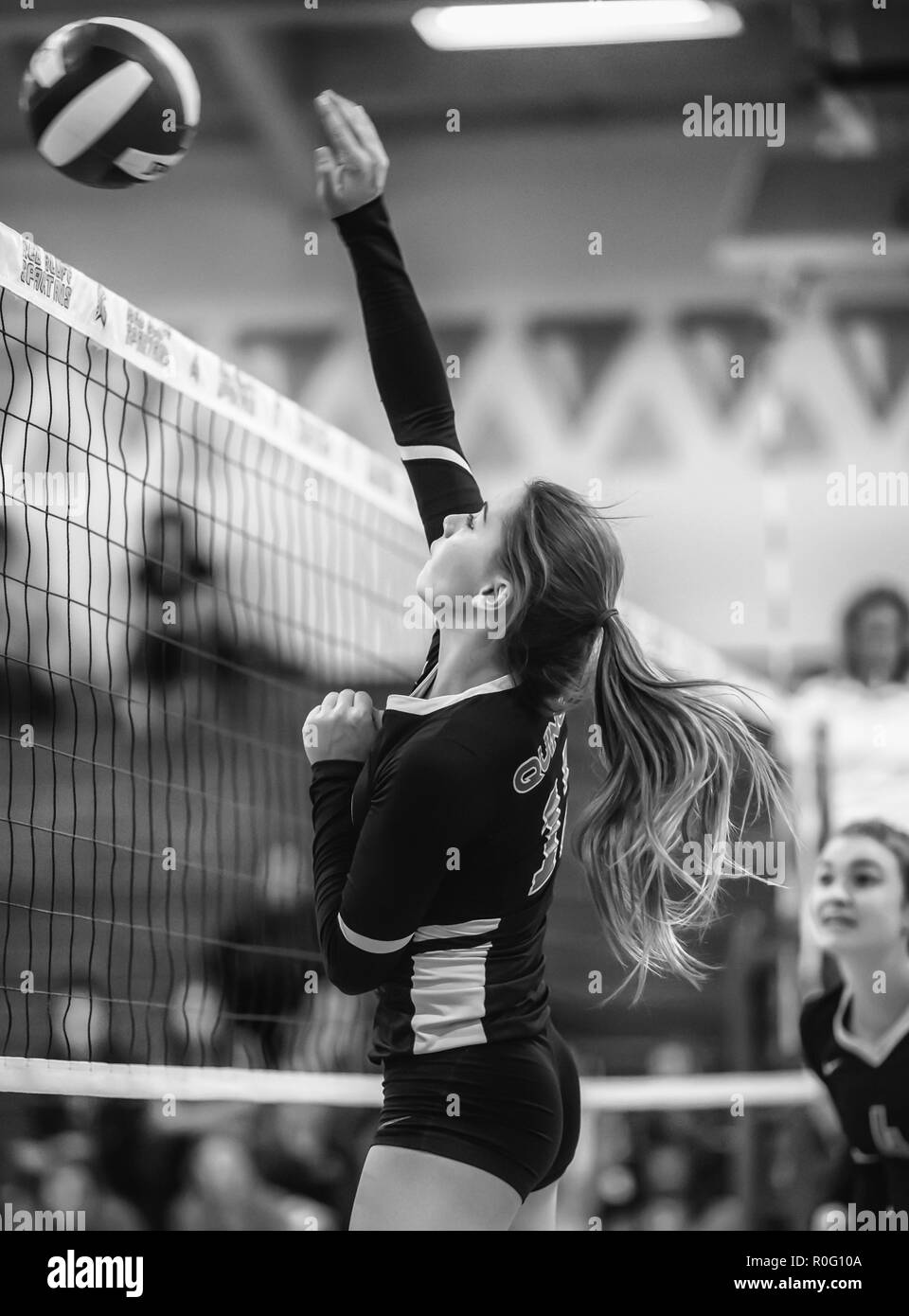 Volleyball Black And White Photography
