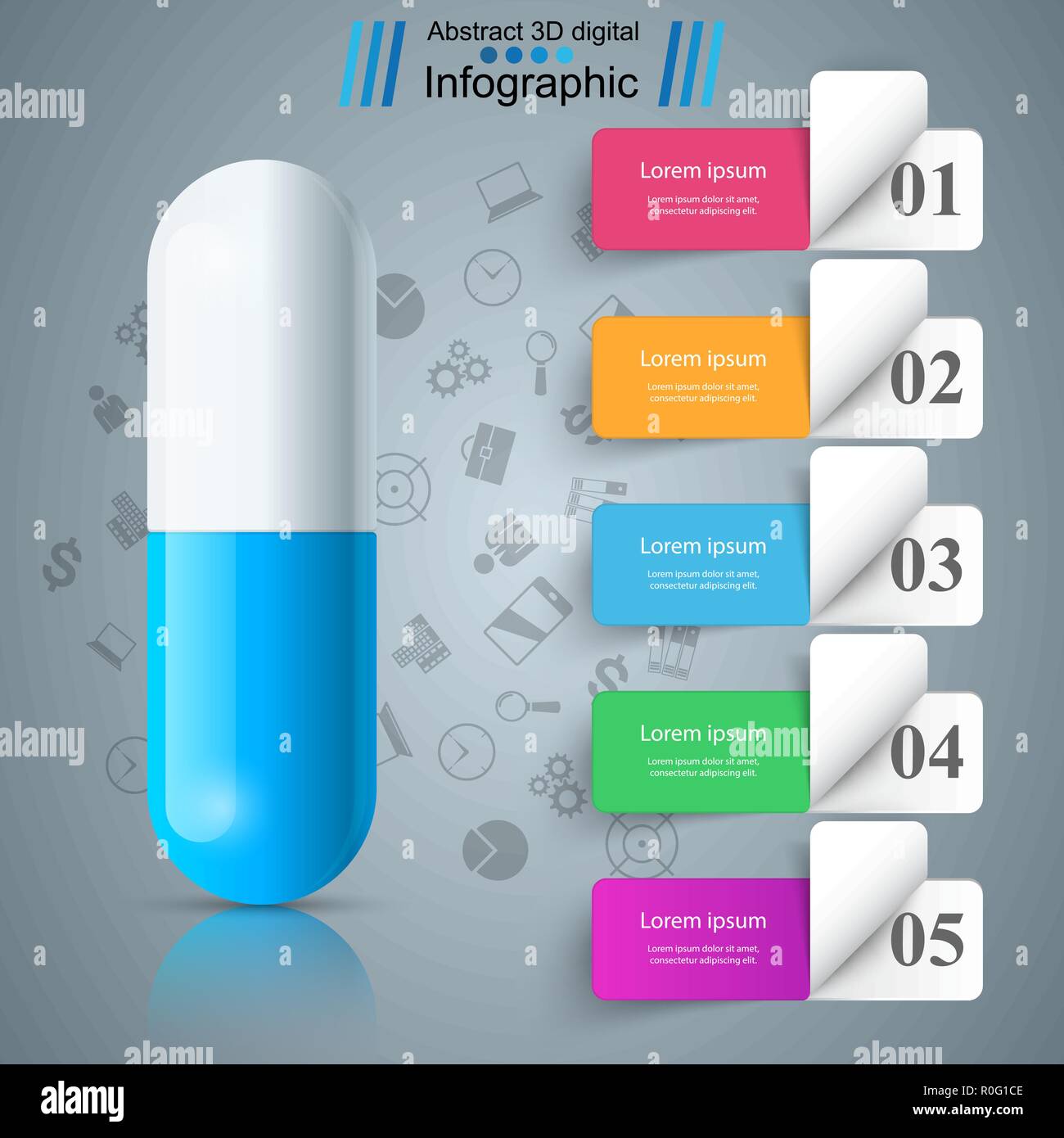 Tablet pill, pharmacology infographic Stock Vector Image & Art - Alamy