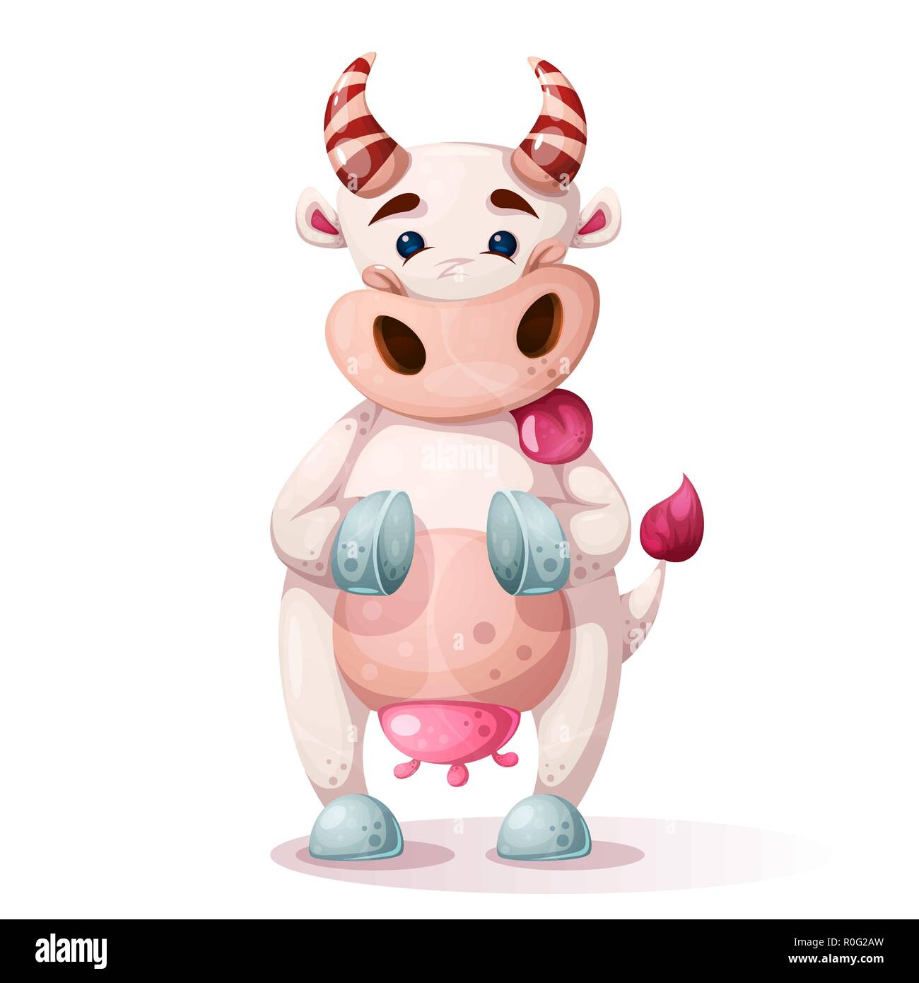 Cartoon cow face hi-res stock photography and images - Alamy
