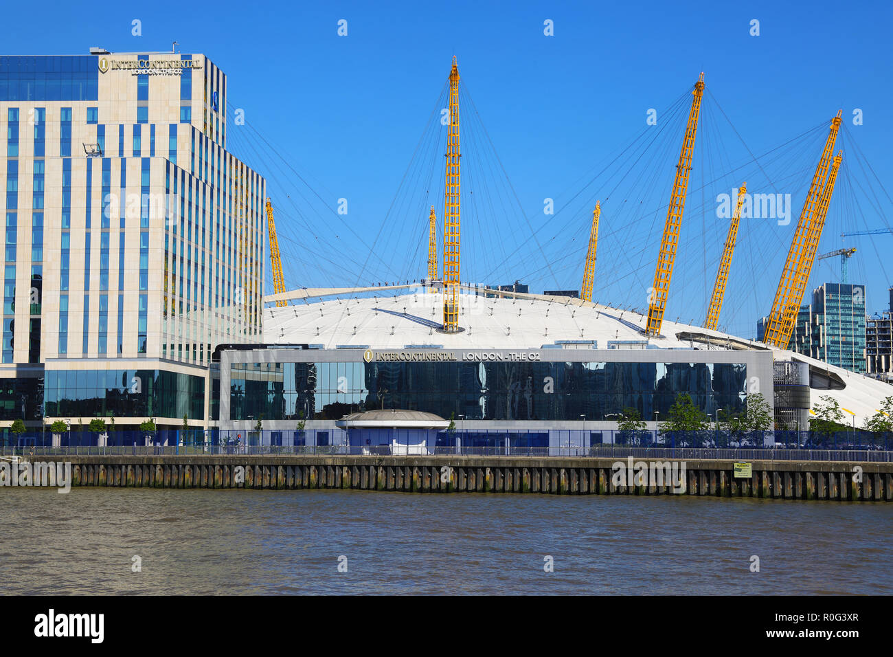 The Intercontinental London - The O2, with the arena behind, on the ...