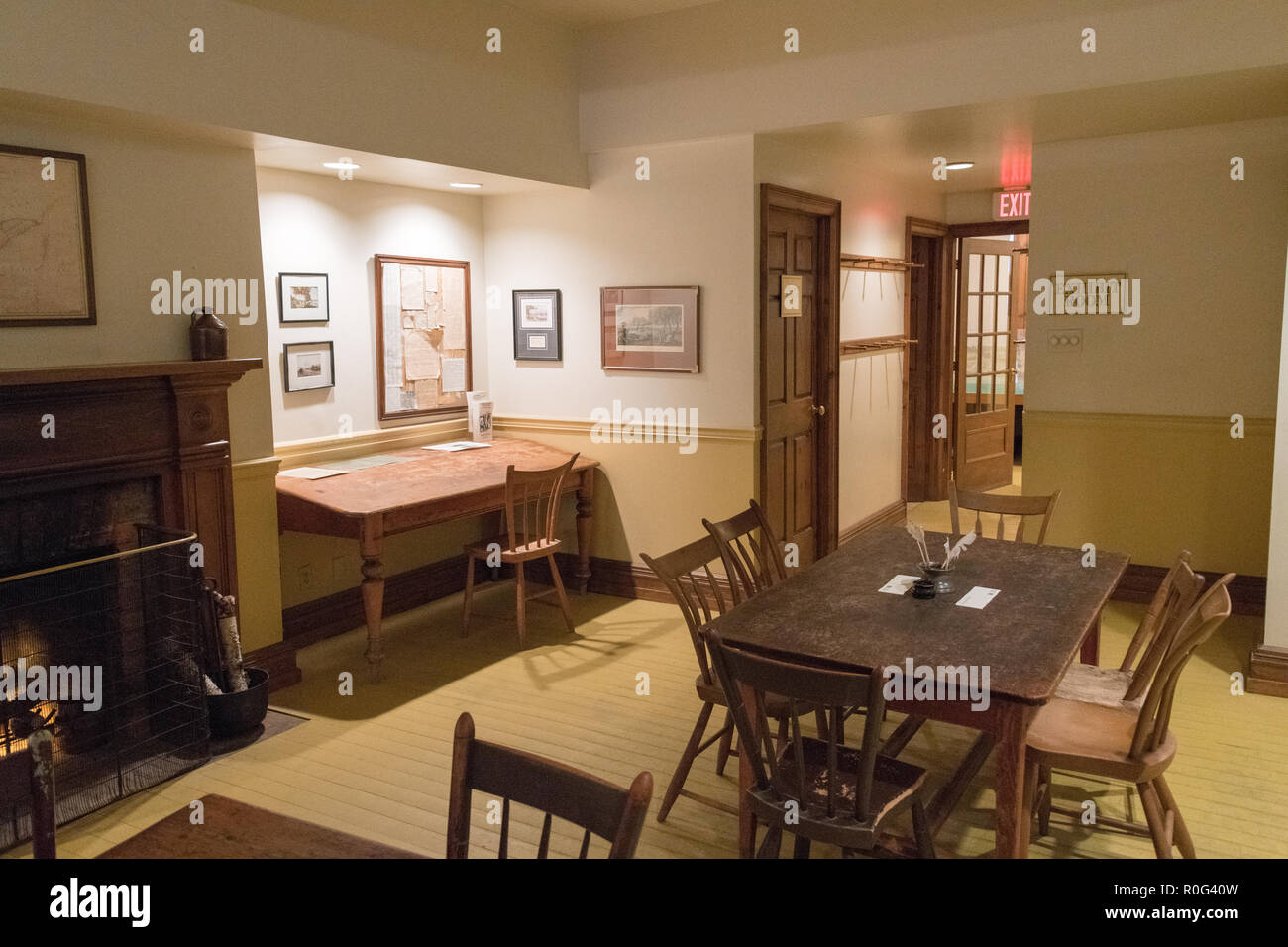 Historical post office interior hi-res stock photography and images - Alamy