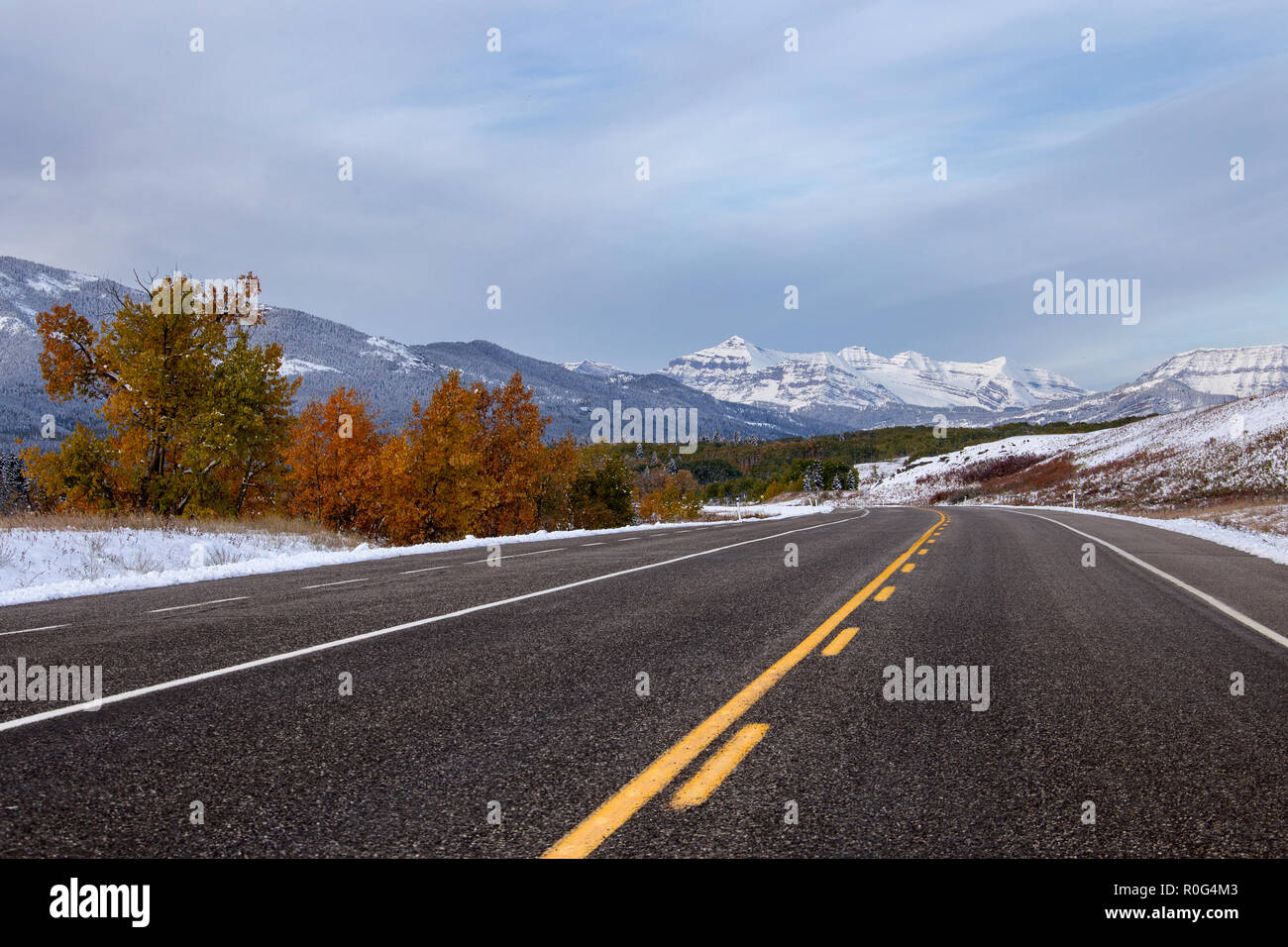 Rocky Mountains Winter Fall Kananaskis Banff Canada Stock Photo - Alamy
