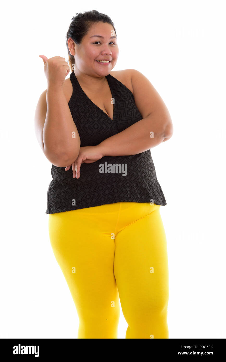 Overweight woman exercise hi-res stock photography and images - Alamy