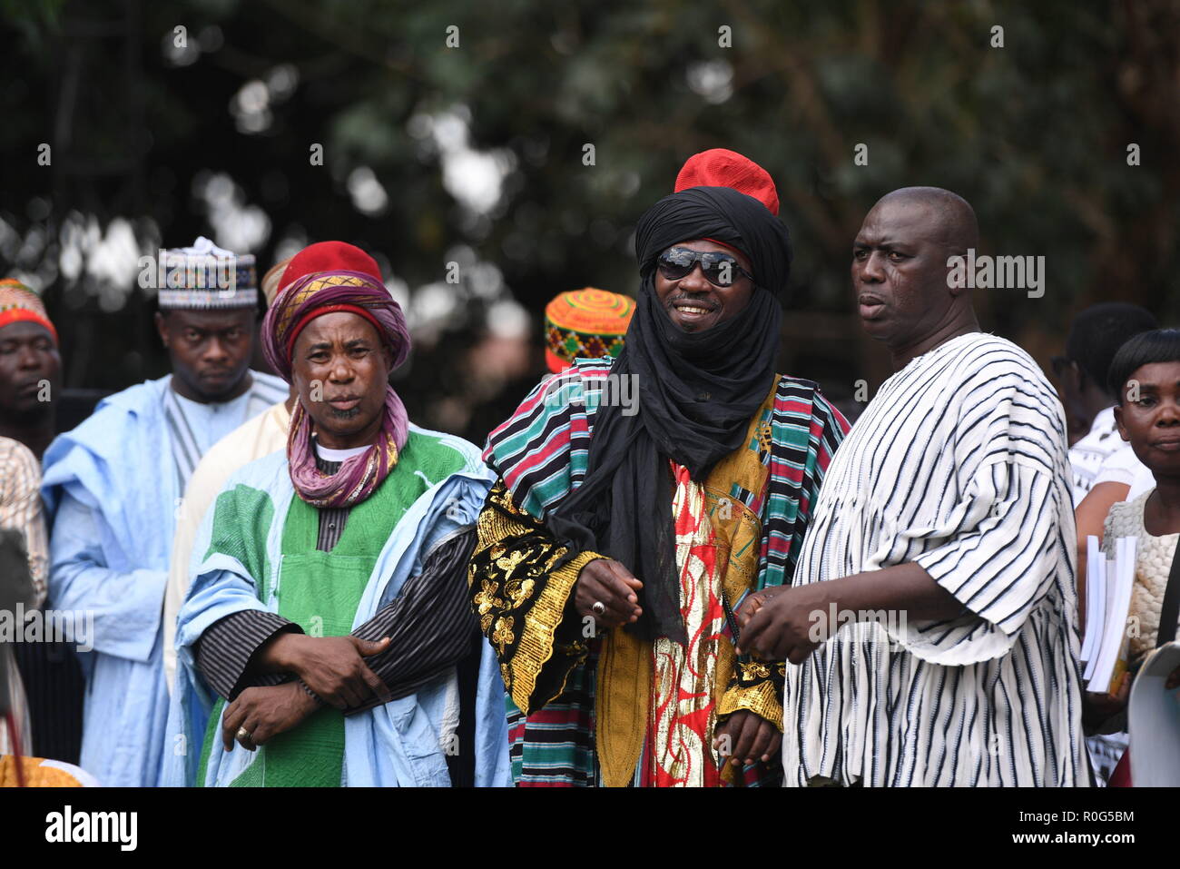 People wait for the Prince of Wales and Duchess of Cornwall to arrive ...