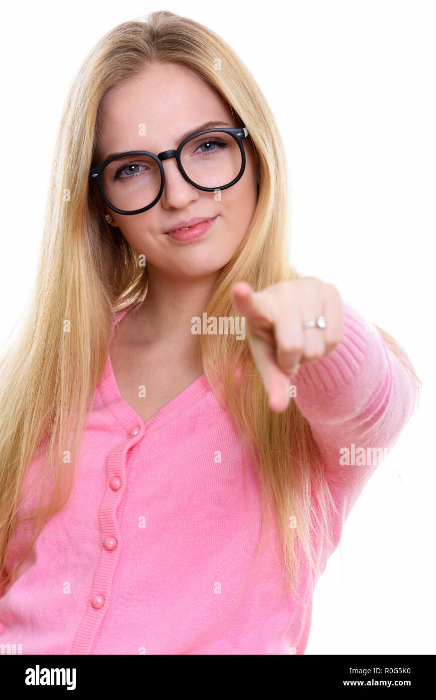 Point to camera hi-res stock photography and images - Alamy