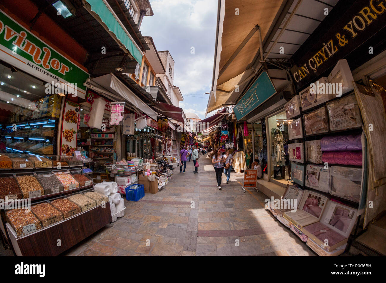Traditional kemeralti market bazaar izmir hi-res stock photography and ...