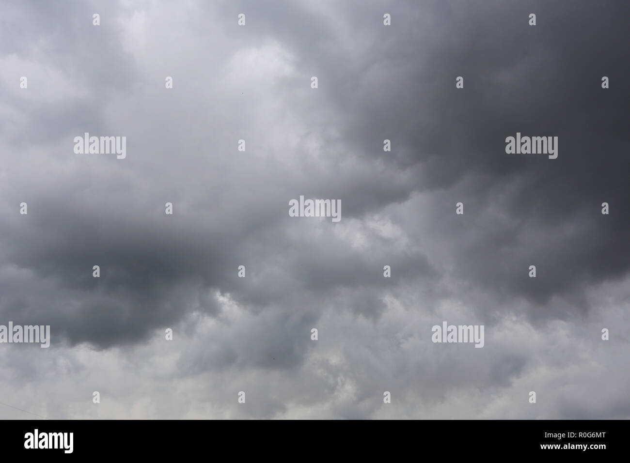 Rain clouds forming in the sky in concept of climate,Poor weather in ...