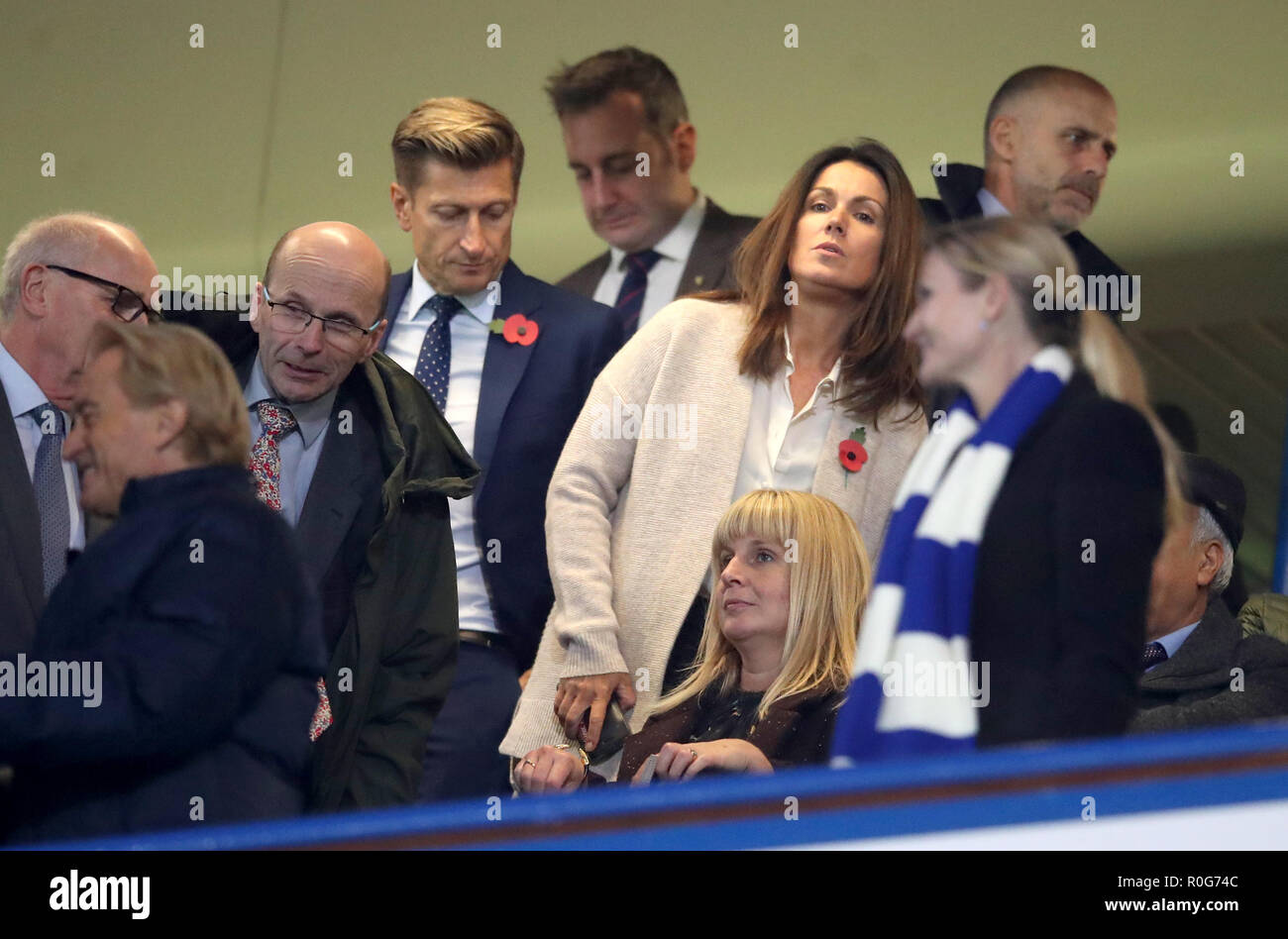Crystal Palace Chairman Steve Parish and TV presenter Susanna Reid ...