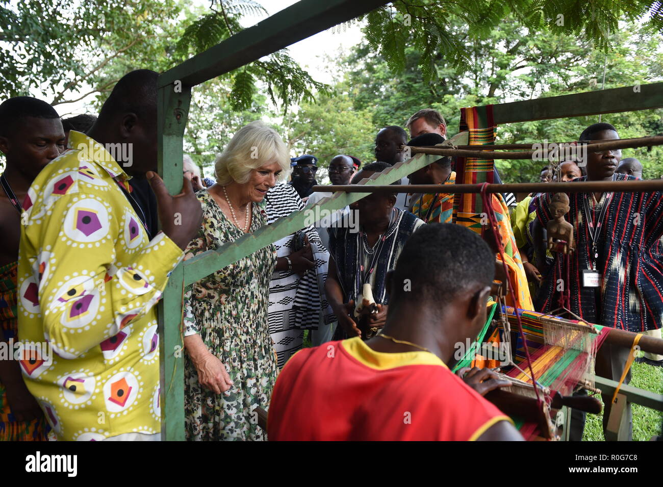 The Duchess of Cornwall during a visit to the National Cultural Centre ...