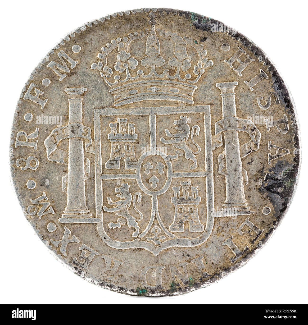 Spanish 8 reales coin hi-res stock photography and images - Alamy