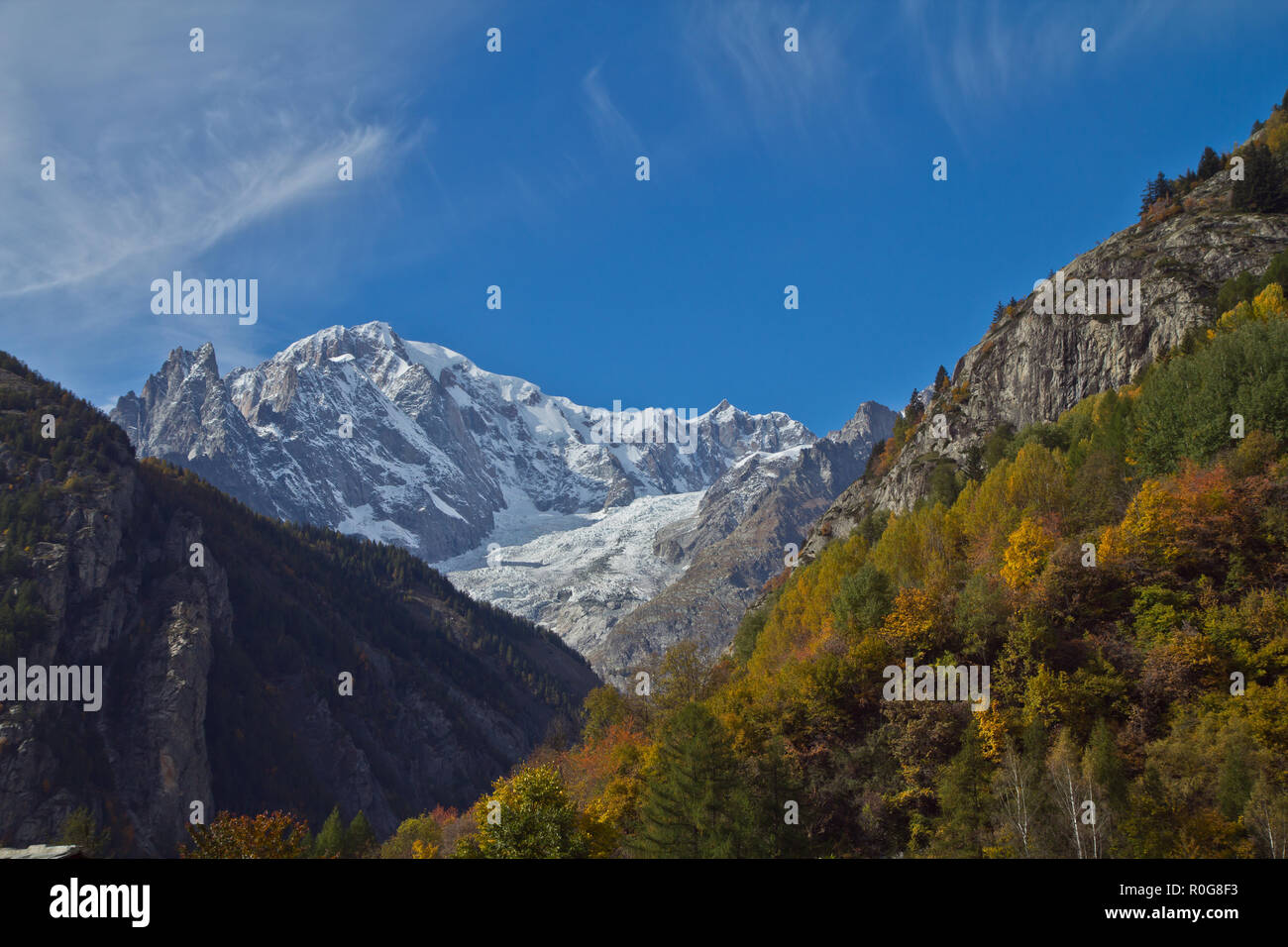 Courmayer, Italy, The Alps are the highest and most extensive mountain ...