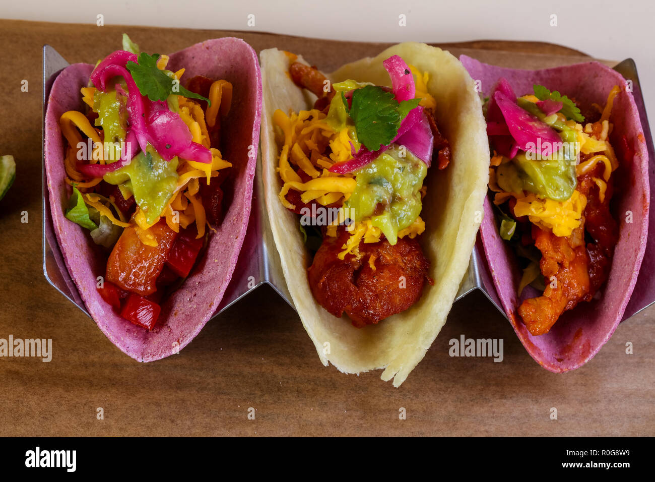 Mexican traditional burrito with meat Stock Photo - Alamy