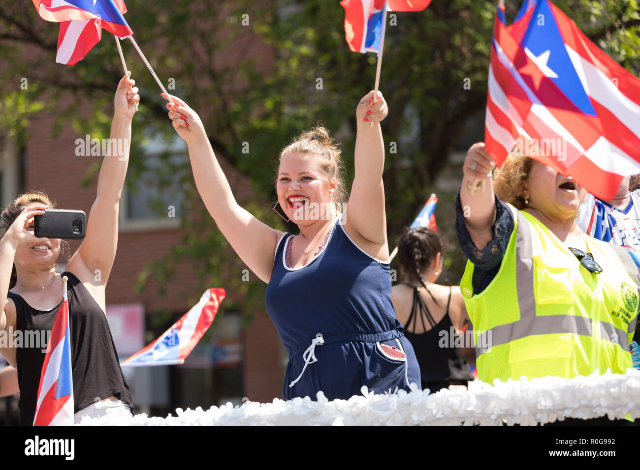 Chicago, Illinois, USA - June 16, 2018: The Puerto Rican People's ...