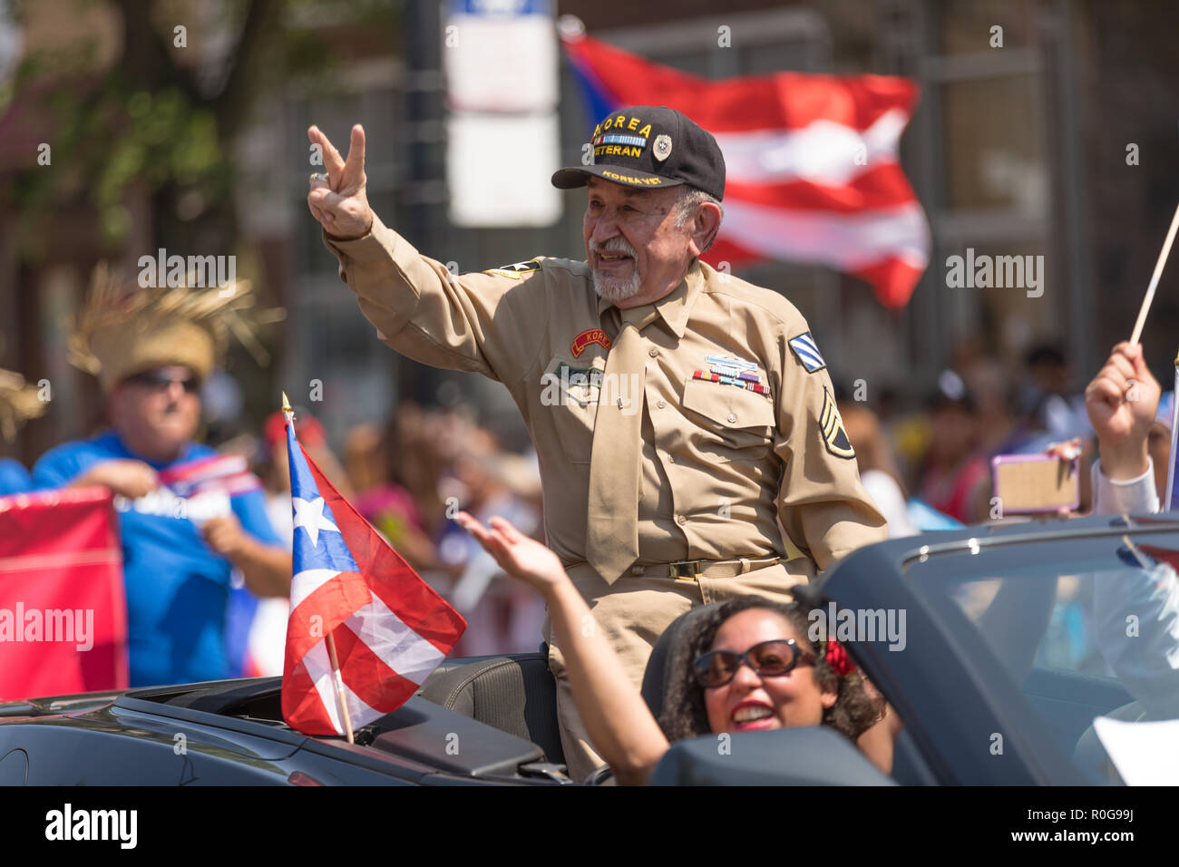 Chicago, Illinois, USA - June 16, 2018: The Puerto Rican People's ...
