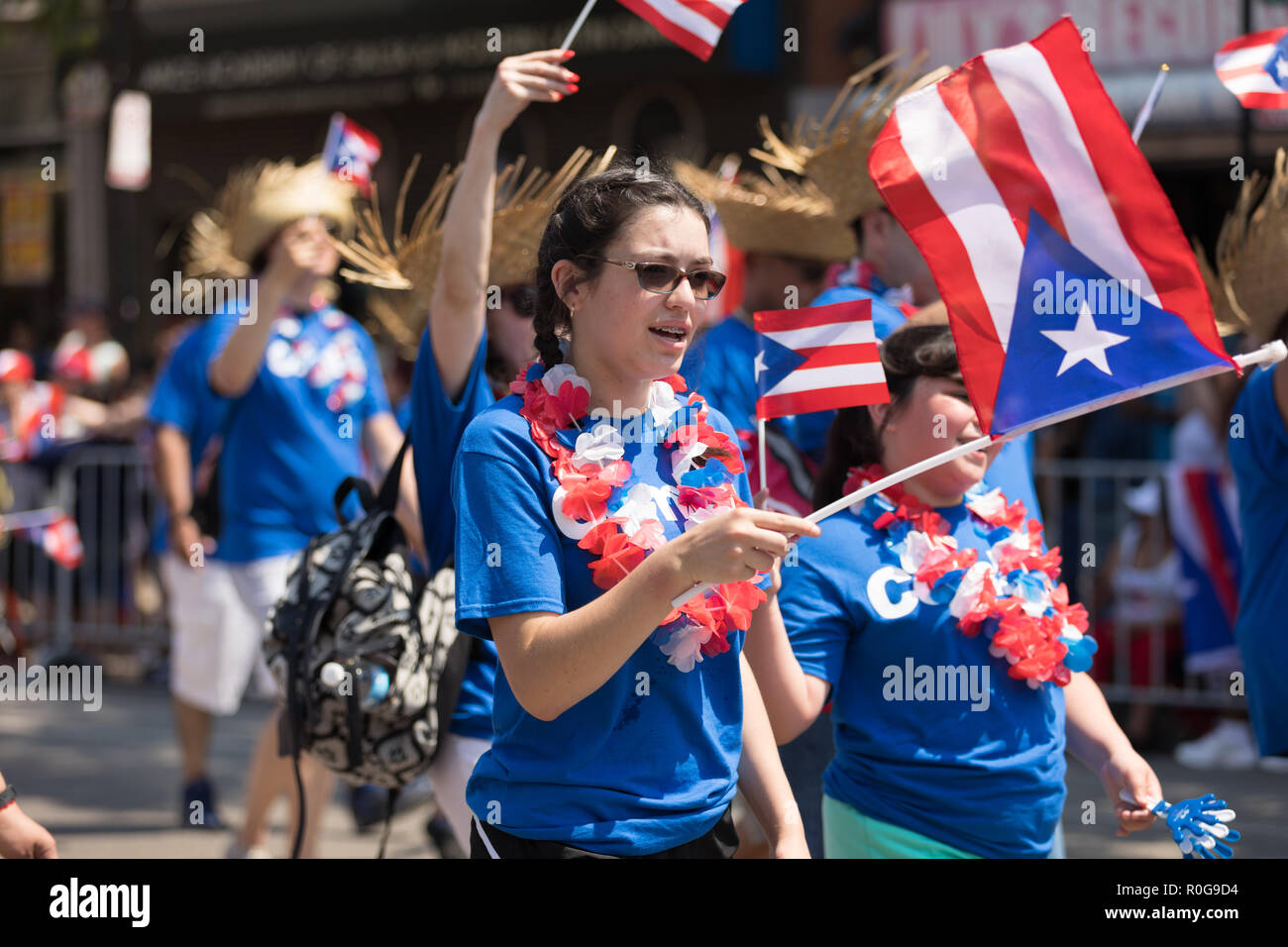 Chicago, Illinois, USA - June 16, 2018: The Puerto Rican People's ...