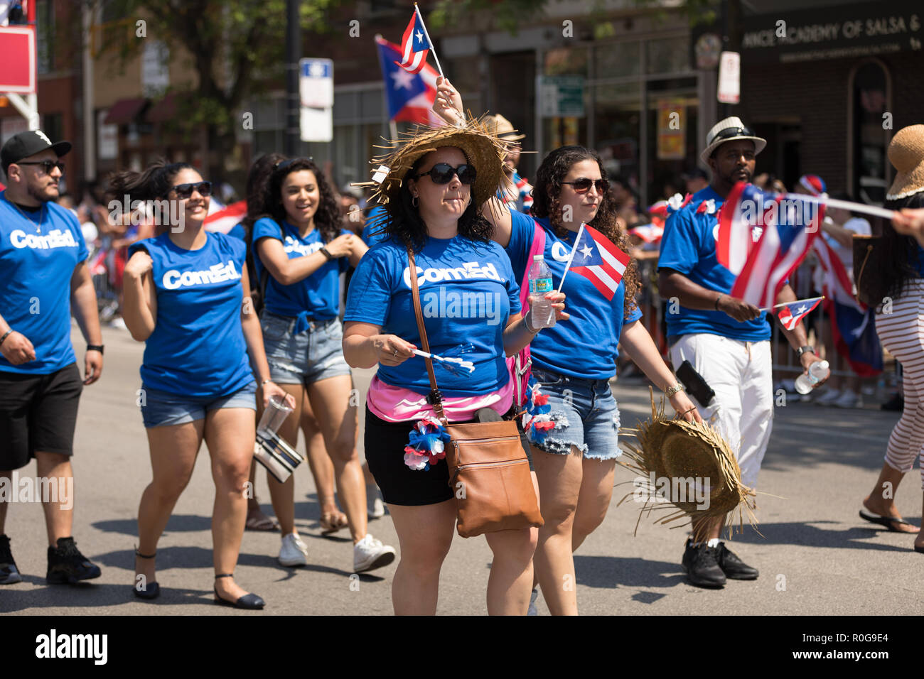 Chicago, Illinois, USA - June 16, 2018: The Puerto Rican People's ...