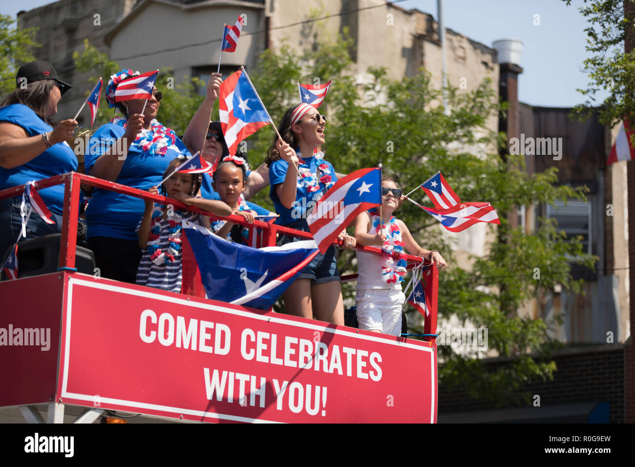 Chicago, Illinois, USA - June 16, 2018: The Puerto Rican People's ...