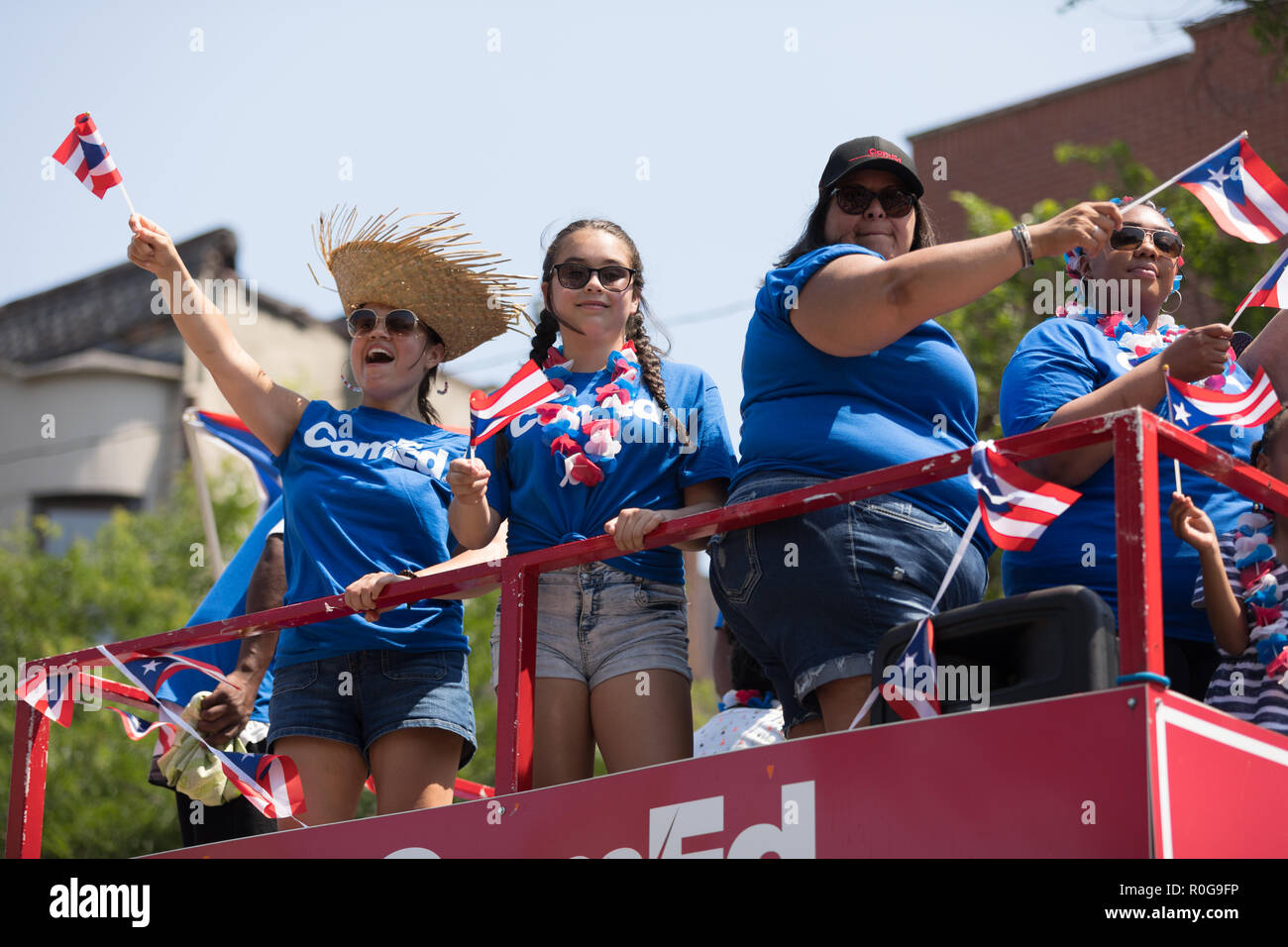 Chicago, Illinois, USA - June 16, 2018: The Puerto Rican People's ...