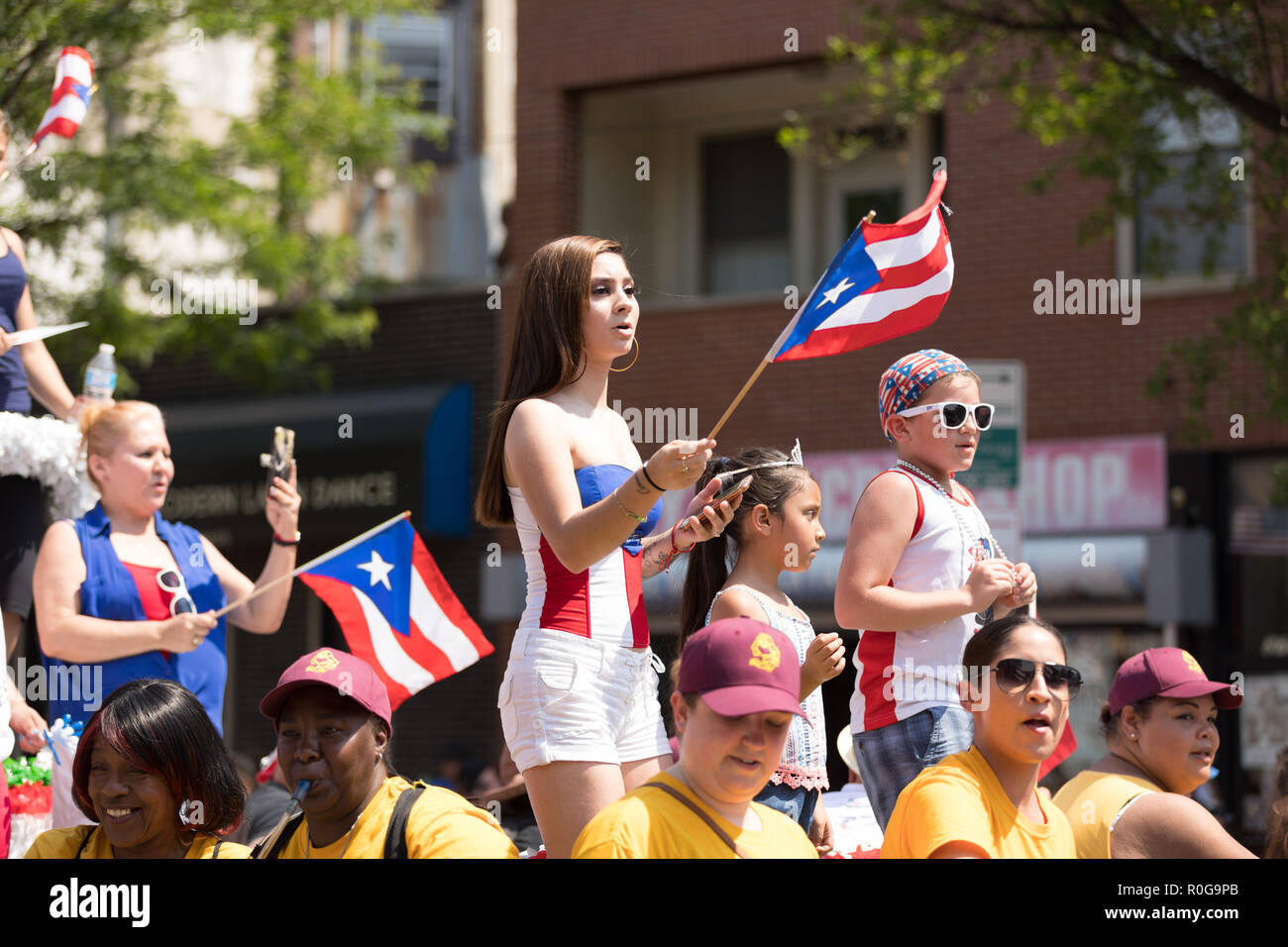 Chicago, Illinois, USA - June 16, 2018: The Puerto Rican People's ...