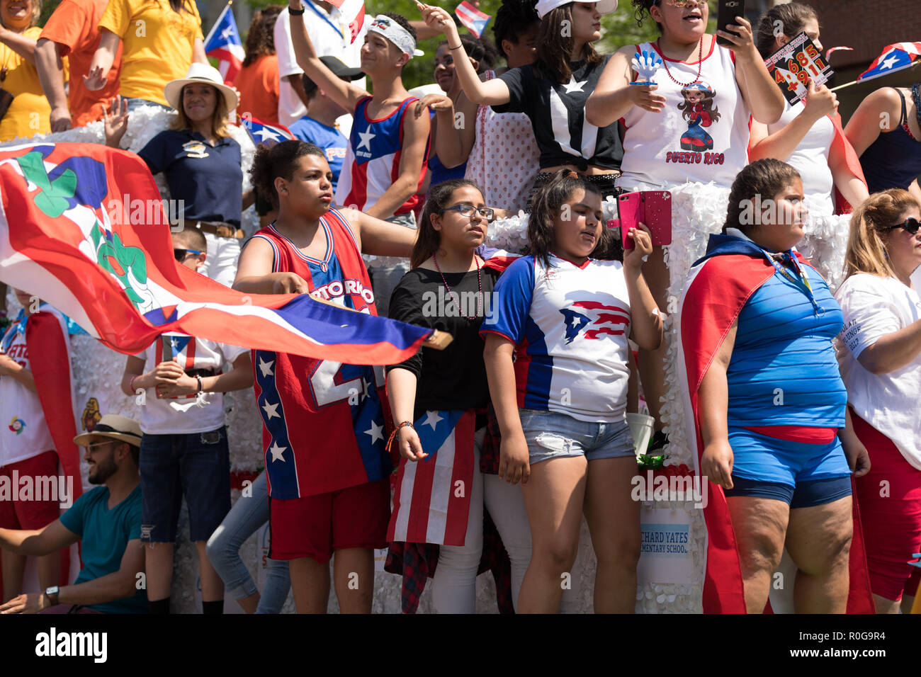 Chicago, Illinois, USA - June 16, 2018: The Puerto Rican People's ...
