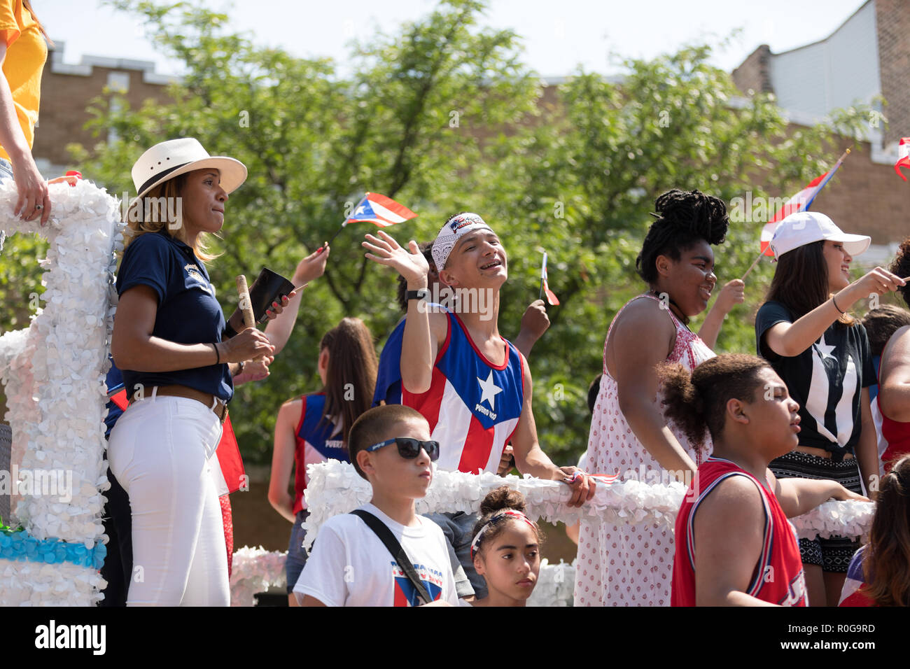 Chicago, Illinois, USA - June 16, 2018: The Puerto Rican People's ...