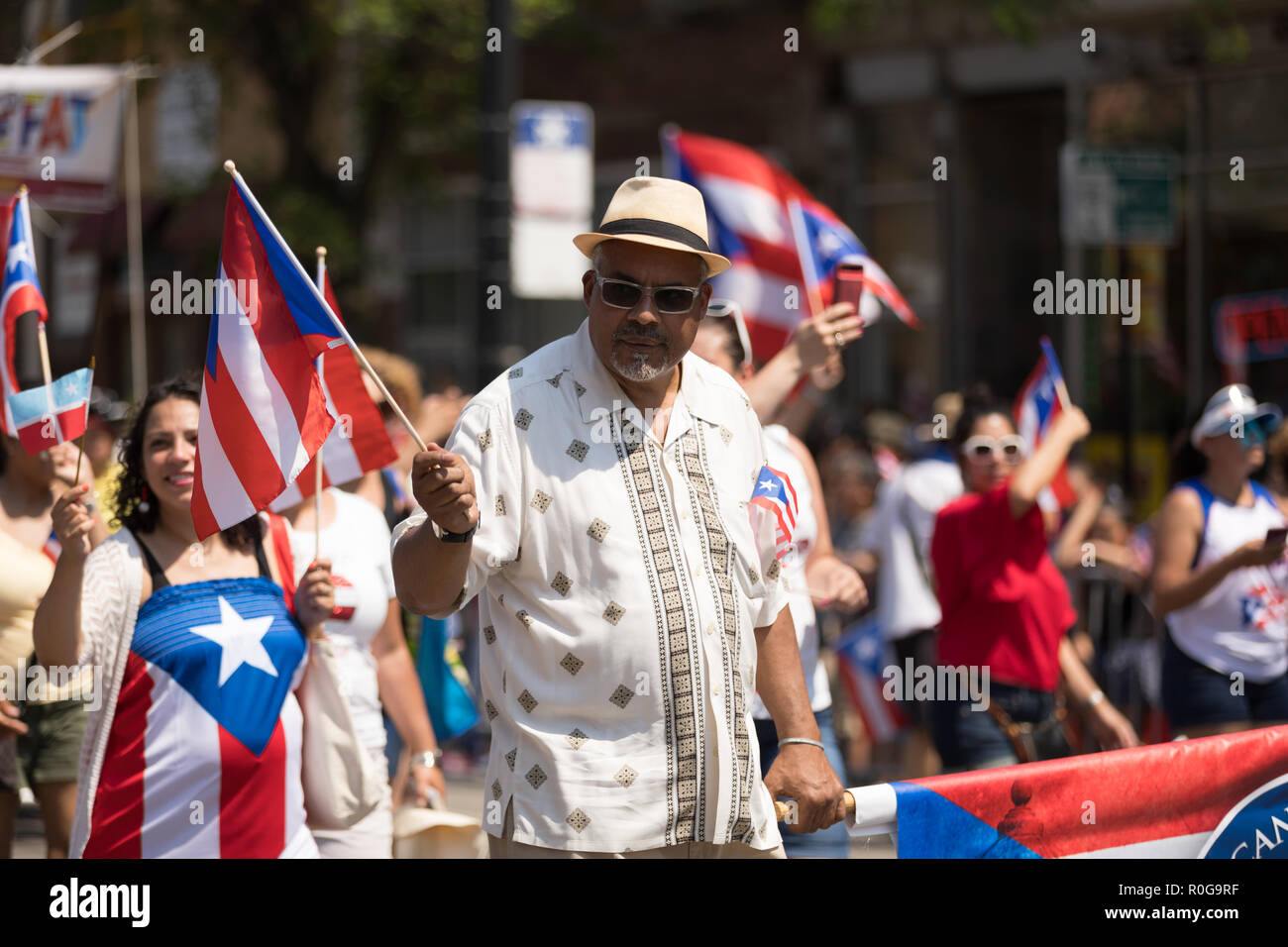 Chicago, Illinois, USA - June 16, 2018: The Puerto Rican People's ...
