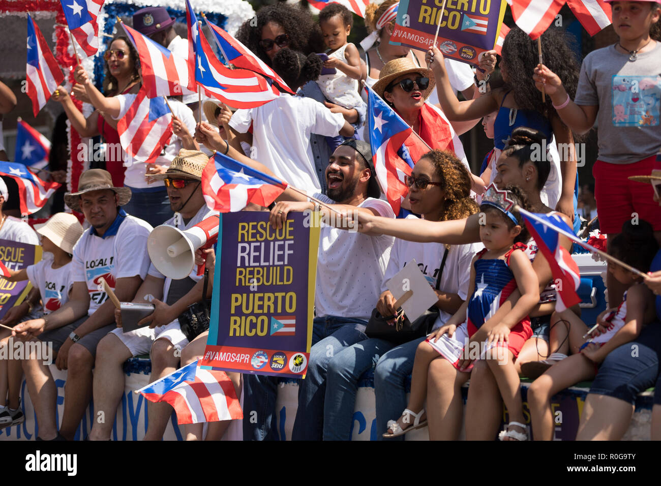 Chicago, Illinois, USA - June 16, 2018: The Puerto Rican People's ...