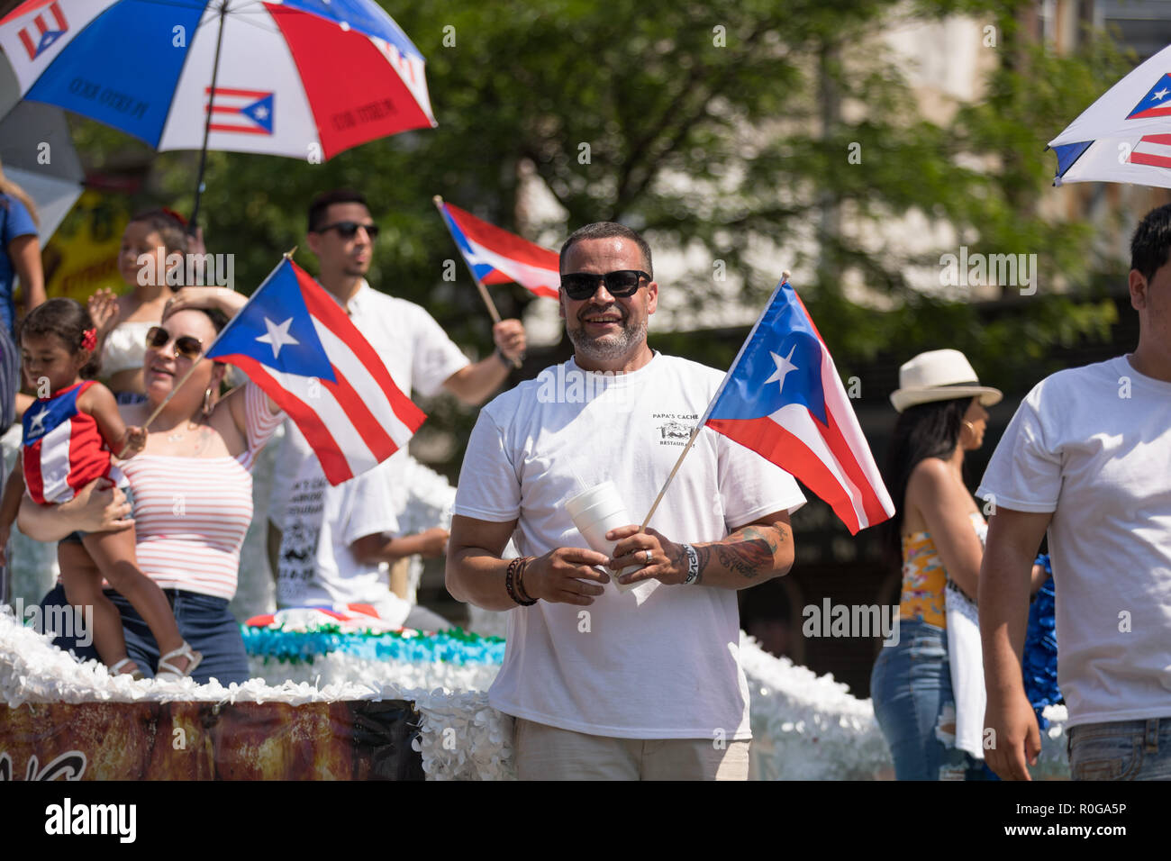 Chicago, Illinois, USA - June 16, 2018: The Puerto Rican People's ...