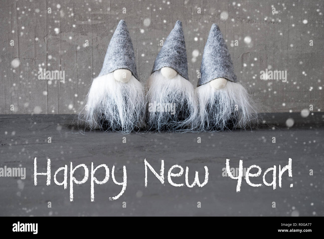 New year gnome hi-res stock photography and images - Alamy
