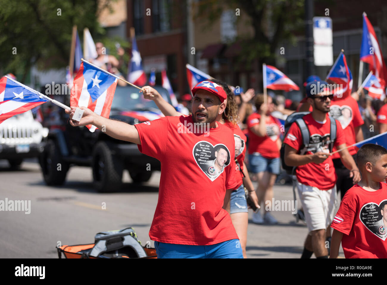 Chicago, Illinois, USA - June 16, 2018: The Puerto Rican People's ...