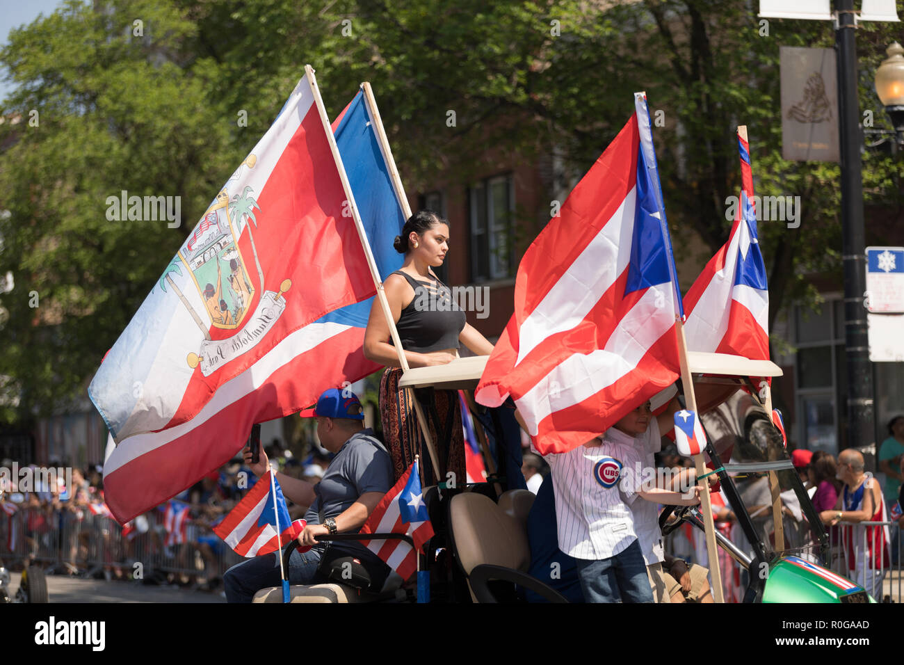 Chicago, Illinois, USA - June 16, 2018: The Puerto Rican People's ...