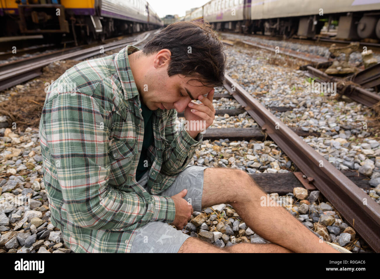 Railroad station profile hi-res stock photography and images - Alamy