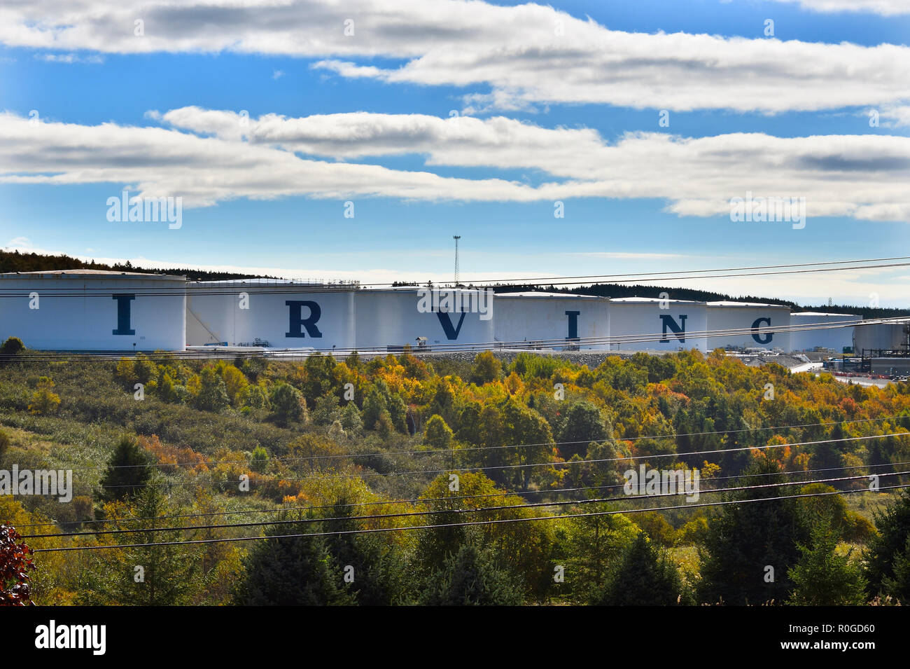 Irving oil refinery saint john hi-res stock photography and images - Alamy