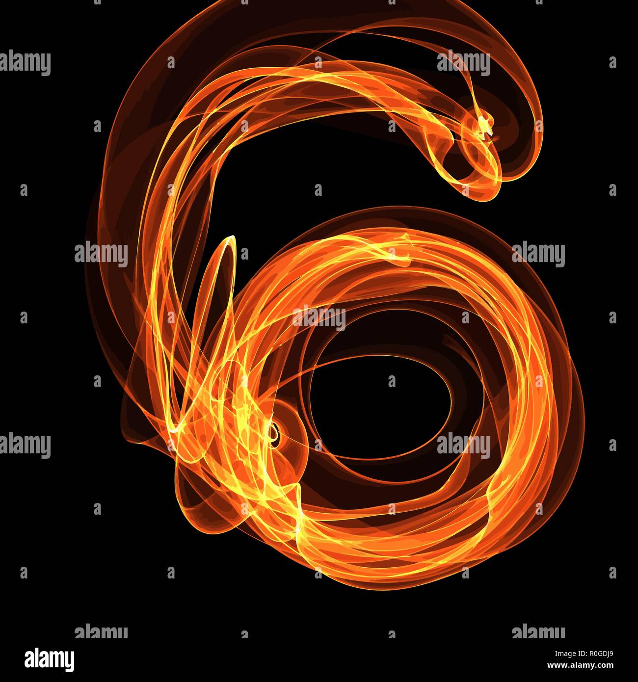 Abstract art yellow smoke on Stock Vector Images - Alamy