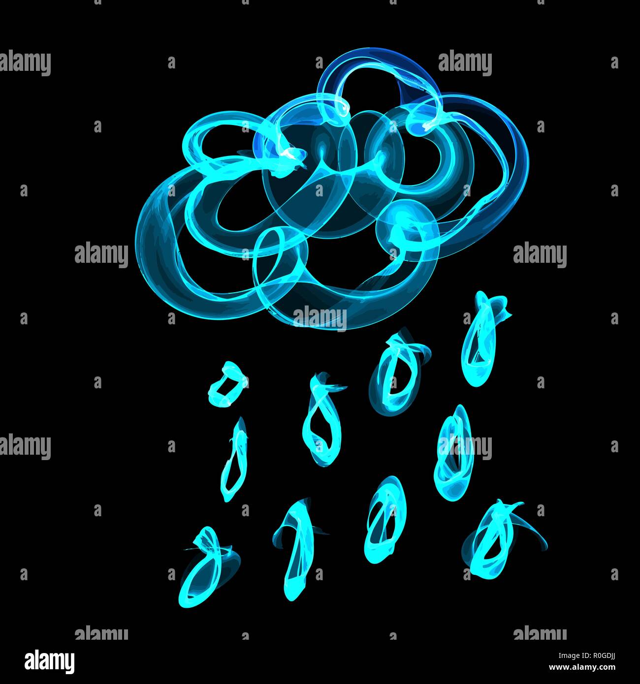 Raincloud icon Stock Vector Images - Alamy